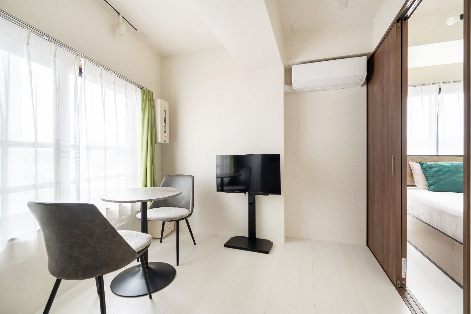 从池袋站步行12分钟！新建家具齐全/1DK绿色壁纸/Laurea Tower池袋203 | Stay/Accommodation at Toshima City｜Sumyca