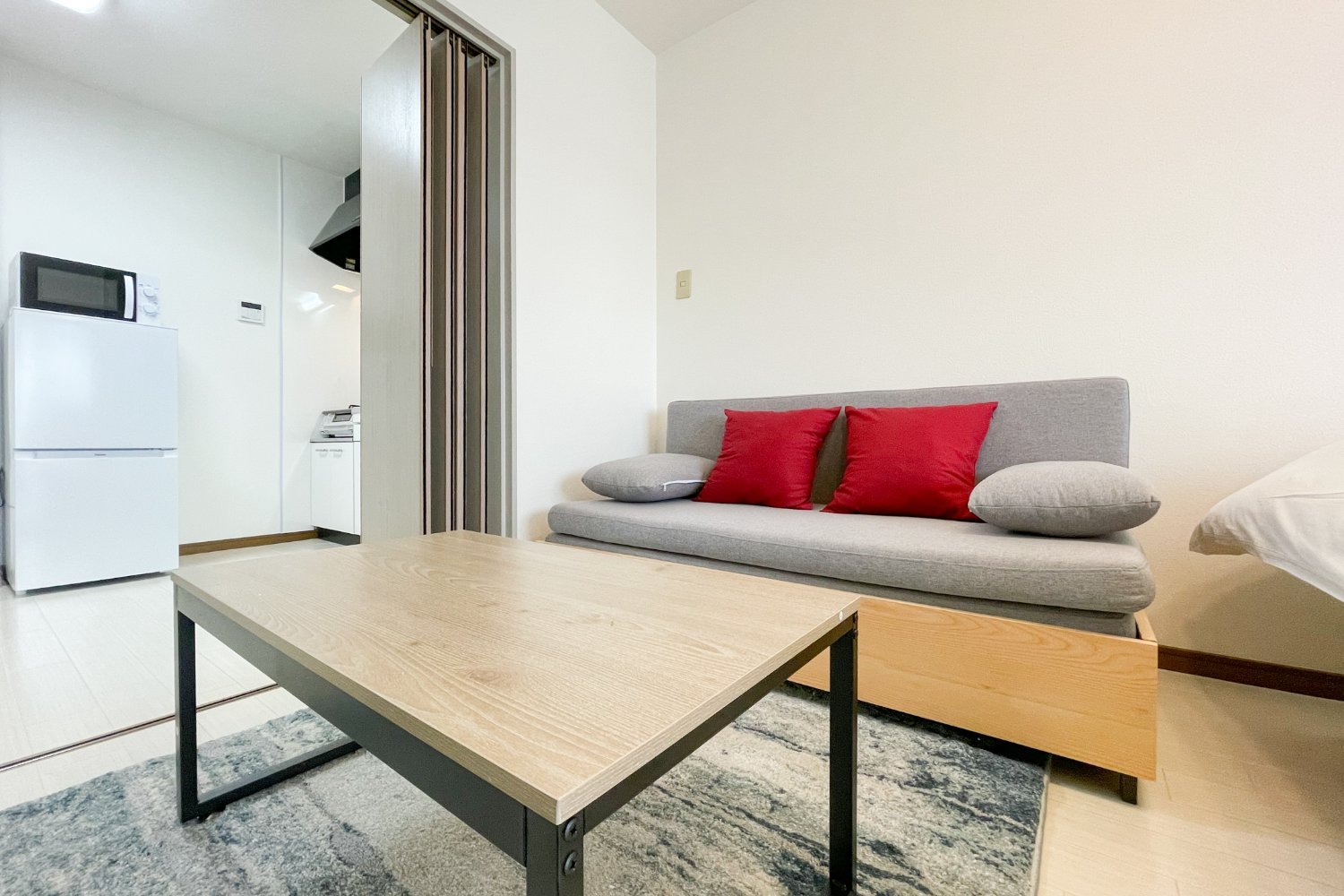 防犯カメラ付きの安心物件♪/家具家電完備/バストイレ別/メガドームウエスト204 | 大阪市西区の滞在・宿泊｜Sumyca