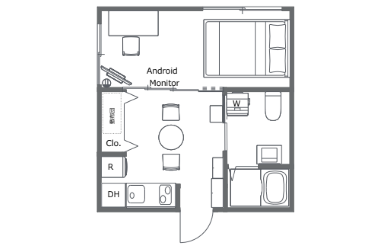 ☆初期費用無料キャンペーン開催中☆2022年築/都内アクセス良好/デザイナーズ＃タスキsmart曙橋201 | 新宿区の滞在・宿泊｜Sumyca