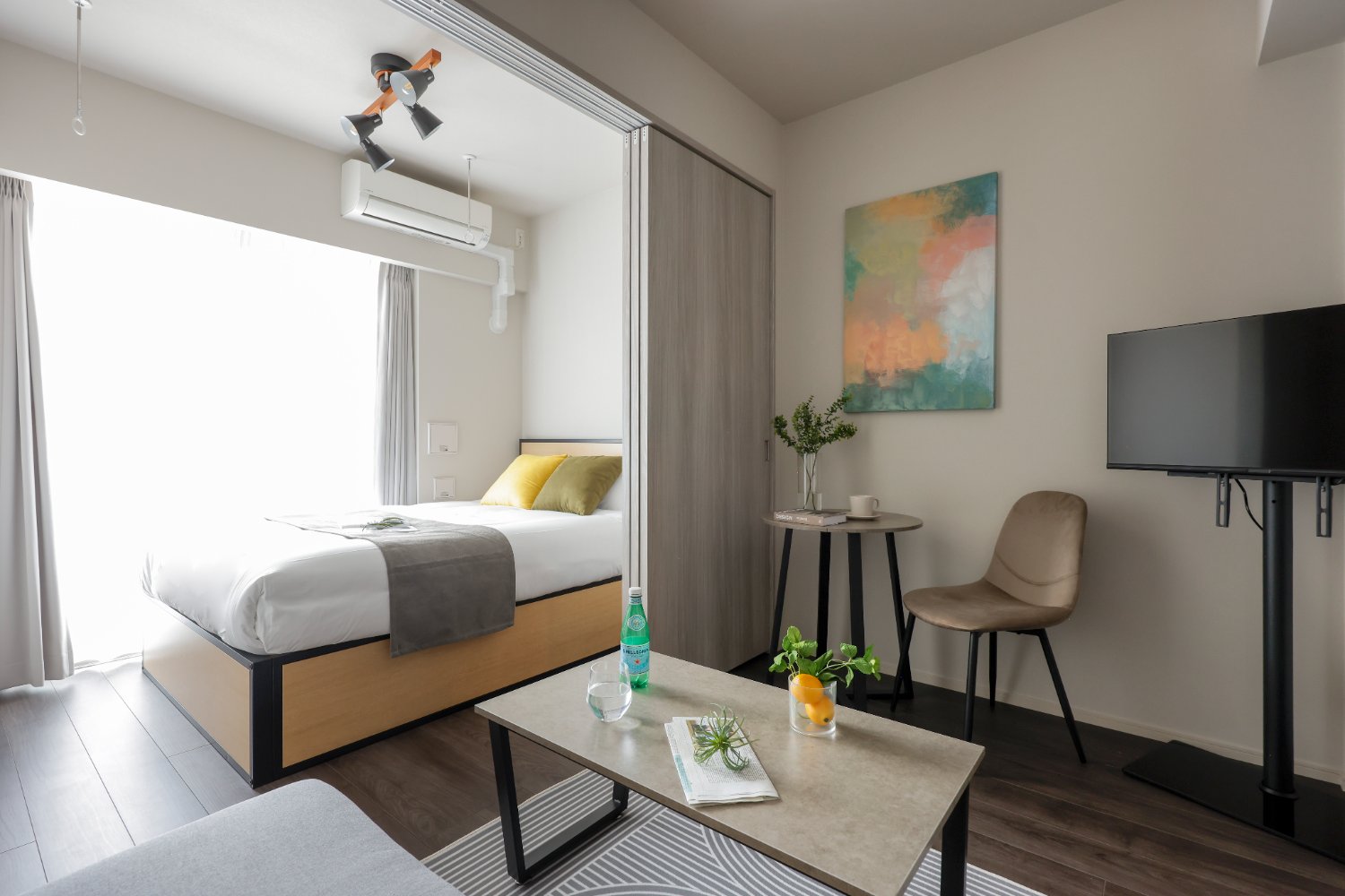 菊川駅から徒歩3分！2025年築のシンプルなお部屋/新宿まで1本/スーパーやコンビニ近く/The Parkcross菊川 202 | 墨田区の滞在・宿泊｜Sumyca