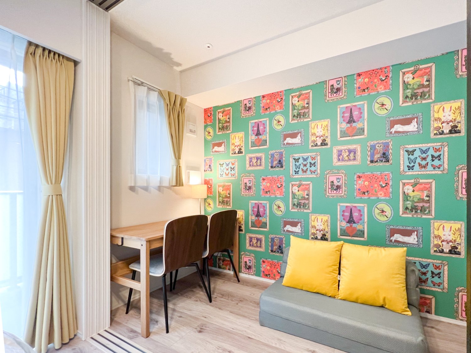 駅チカ/新生活/家電充実/デスク＆チェア/KISETSU早稲田I 202 | 新宿区の滞在・宿泊｜Sumyca