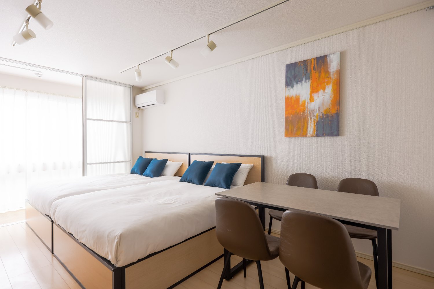 オシャレなデザイナーズ物件/家具・家電完備/Wi-Fi完備/白基調のシンプルな内装/レザンドールII 202 | 大田区の滞在・宿泊｜Sumyca