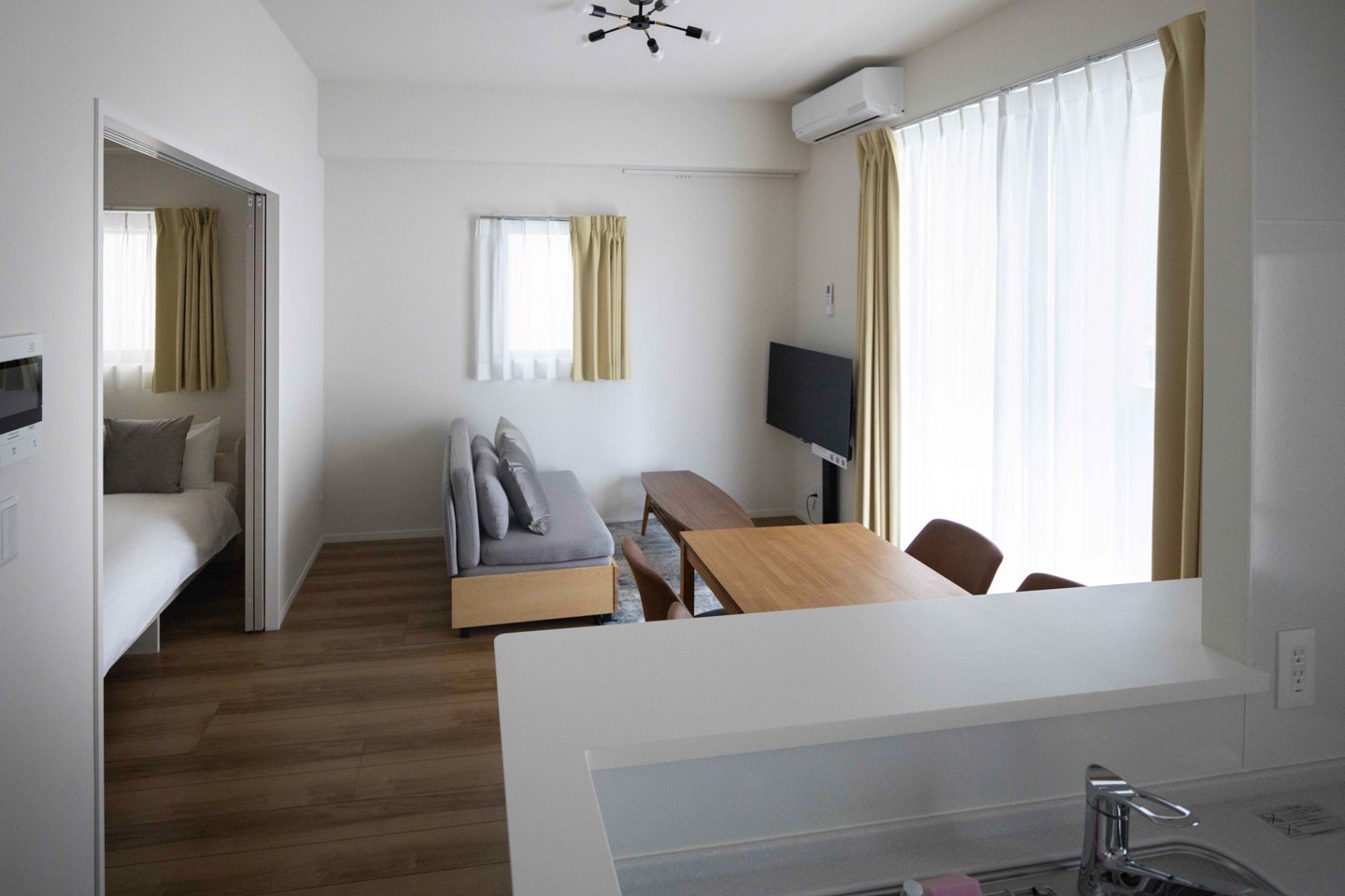 錦糸町駅から徒歩7分！Wi-Fi完備/家具・家電付き/短期～長期滞在まで /篠ガーデンレジデンス301 | 墨田区の滞在・宿泊｜Sumyca